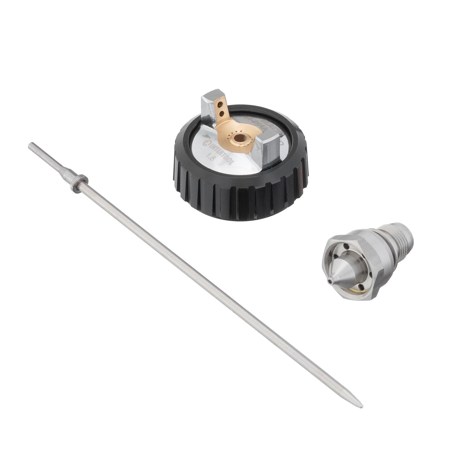 HVLP Air Spray Gun Needle, Nozzle, Air Cap Set, 1.8 mm – INTERTOOL